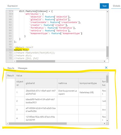 ArcGIS Dashboard Using Arcade To Union Two Dataset Esri Community