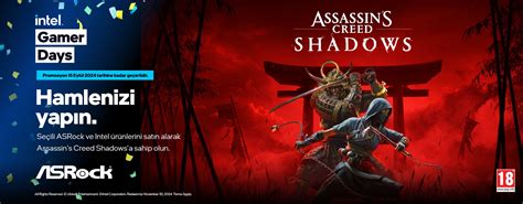 Asrock Ve Intel Assassins Creed Shadows Oyununu Hediye Ediyor Hardwarelab