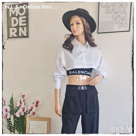 Дамка кроп риза+ бюстие Balenciaga в Ризи в гр. Козлодуй - ID39671076 ...
