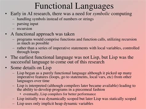 Ppt Functional Languages Powerpoint Presentation Free Download Id