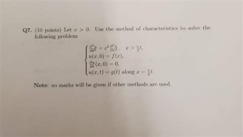 Solved Q7 10 ﻿points ﻿let C0 ﻿use The Method Of