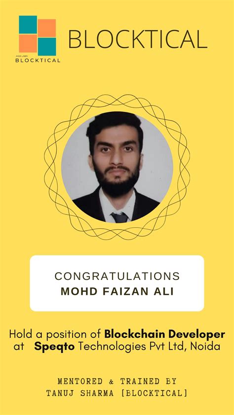 Faizan Ali Posted On Linkedin