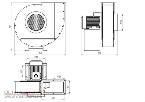 Высокооборотный радиальный вентилятор Ulvent Ult 5000