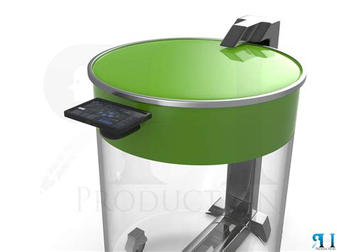 Artstation Automatic Dust Bin Design Resources