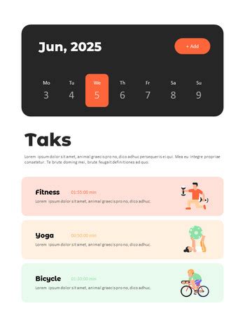 Daily Routine Life Style Presentation Template Ppt Powerpoint