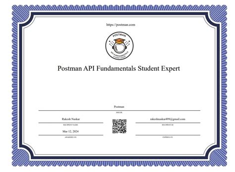 Rakesh Naskar On Linkedin Postman Api Certification Techskills