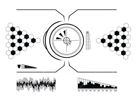 Premium Vector Touch Hud Round Interface With High Tech Isolated Vector Illustration