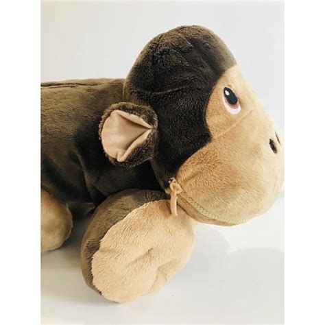 Stuffies Toys Stuffies Monkey Scout Plush Sleepover Pillow With