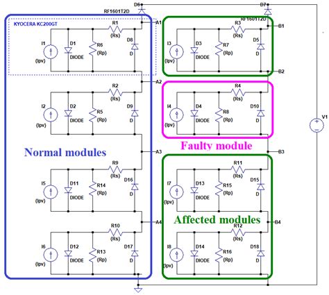 Circuit Simulated In LtSpice Software With Seven Types Of Faults Download Scientific Diagram