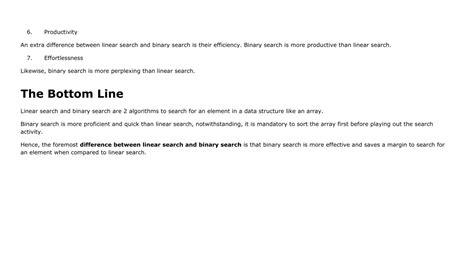Ppt All You Need To Know About The Difference Between Linear Search