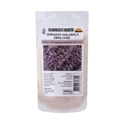 Sangomas Bath Salt Inhlanhla Emhlophe 500g Maximed