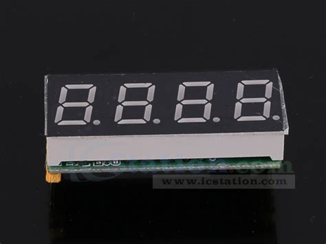 Rs485 Modbus 04inch 4 Bit Red Digital Tube Display Screen Module Ttl
