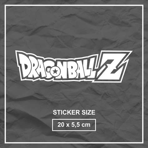 Jual Cutting Sticker Logo Dragon Ball Z Shopee Indonesia