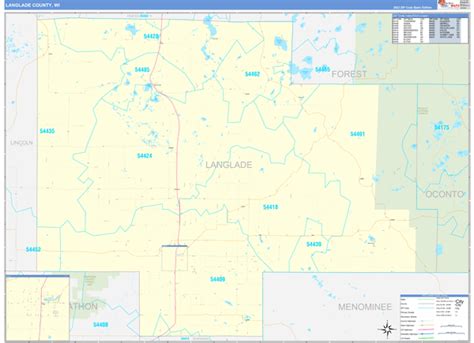 Digital Maps Of Langlade County Wisconsin