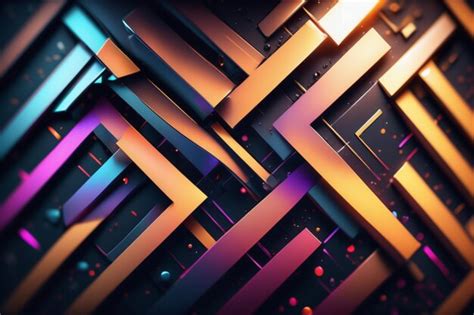 Premium Photo Poly Background