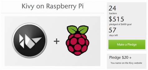 Crowdfunding Kivy On The Raspberry Pi Kivy Project Almost There Rene Dohmens Blog