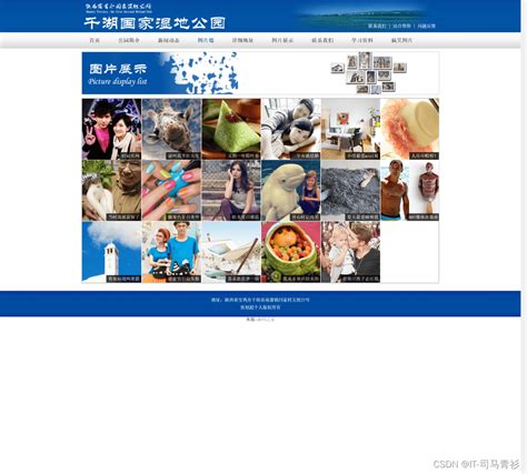 基于html旅游网站项目的设计与实现——千岛湖旅游景点网站模板 6个页面 html css javascript 旅游网页设计制作模板 csdn博客