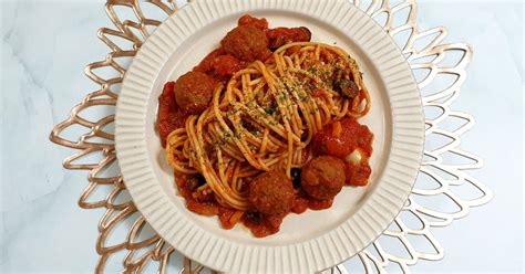 미트볼 토마토 스파게티 통밀 토마토 파스타 만들기 브런치메뉴