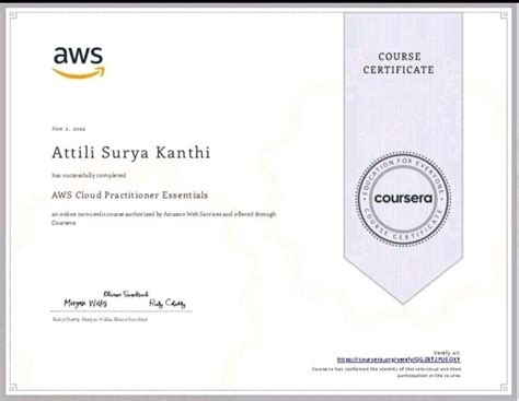 attili suryakanthi on linkedin technicalhubio aws coursera cloud cloudpractitioner awscloud…