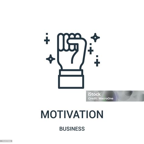 Motivation Icon Vector From Business Collection Thin Line Motivation