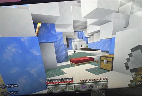 Cool Igloo Thats Ruined By Iceberg Rminecraftseeds