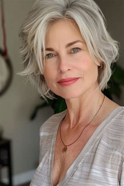20 Thin Hair Older Short Hairstyles For Fine Hair Over 60 Silver