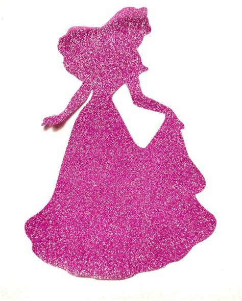 Princess Aurora Glitter Decal Diy Iron On Vinyl Birthday Princess