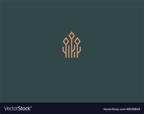 Linear Icon For Neural Network Royalty Free Vector Image