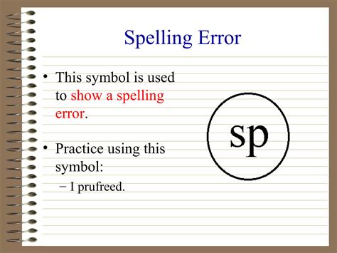Proofreading And Editing Symbols Ppt