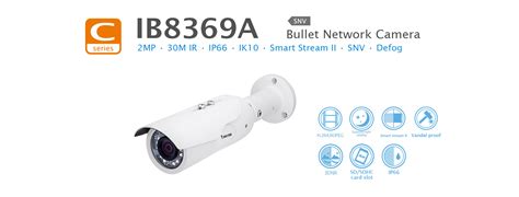 Ib A Vivotek Bullet Network Camera Mp M Ir Ip Ik Smart Stream Ii Snv Defog