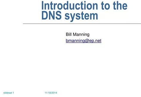 PPT Introduction To The DNS System PowerPoint Presentation Free Download ID