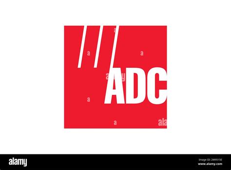 ADC Telecommunications Logo White Background Stock Photo Alamy