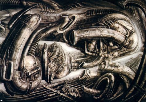 Alien Explorations Giger S Biomechanical Landscape II Work 298 1976