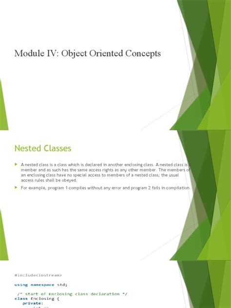 Module 4 Oops Ii Part Pdf Class Computer Programming Method