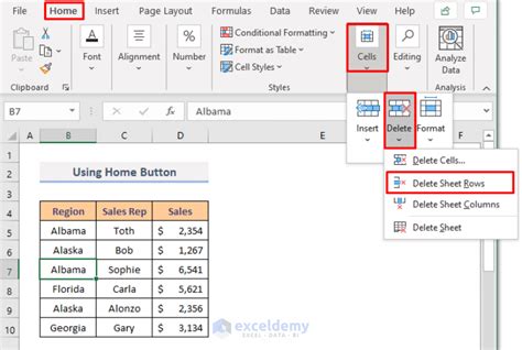 Delete Specific Rows In Excel Using Vba Design Talk