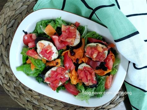 가지구이 샐러드 브런치메뉴
