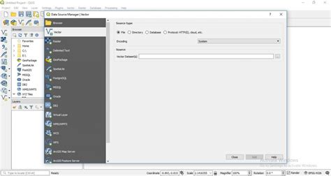 QGIS 3 4 4 Open And View Vector Data