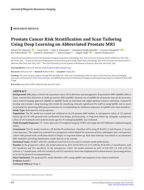Prostate Cancer Risk Stratification And Scan Tailoring Using Deep Learning On Abbreviated
