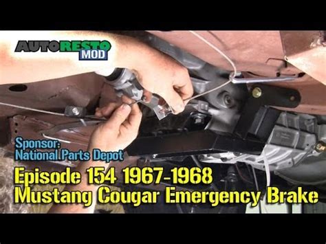 1967 1968 Mustang Cougar Emergency Brake Episode 154 Autorestomod Youtube