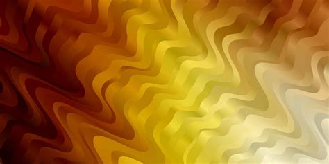 Light Orange Vector Background With Curved Lines 11094614 Vector Art At Vecteezy