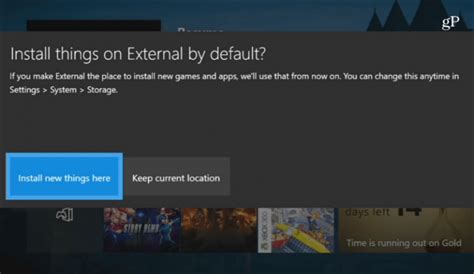 Add More Storage Space To Xbox One With An External Drive