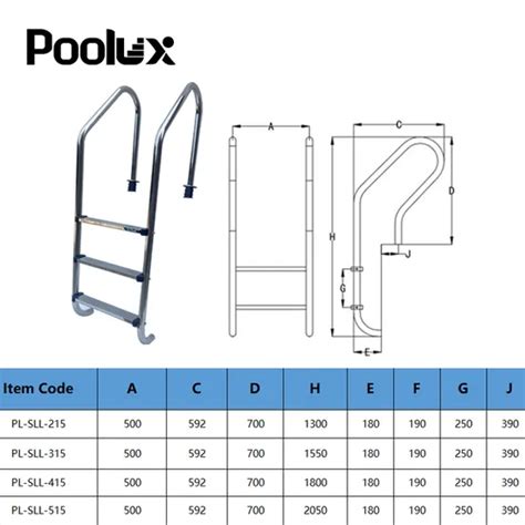 Swimming Pool Handrail Ladder Stainless Steel Pool Ladder Swimming
