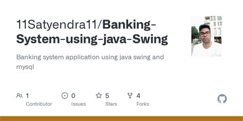 Github 11satyendra11banking System Using Java Swing Banking System
