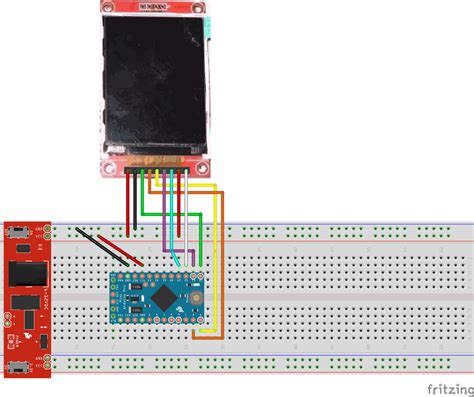 22 Tft Display Am Arduino Pro Mini Mikrocontroller Deutsches