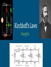 Understanding Kirchhoff S Laws For Circuit Analysis Course Hero