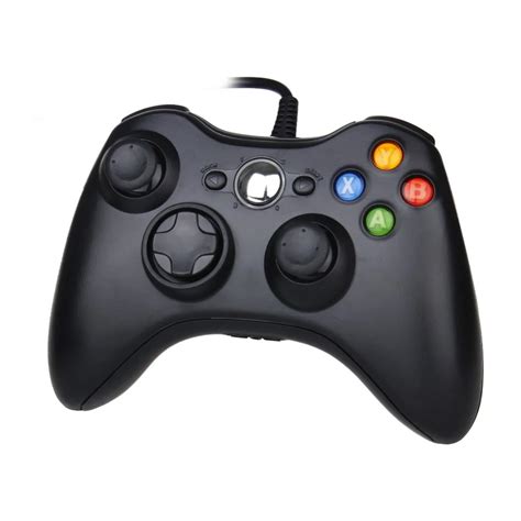 Aliexpress Com Buy Black White USB Wired Joypad Gamepad Controller For Xbox 360 Joystick For