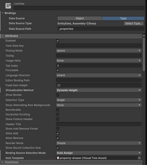 Uibuilder Listview Items Doesnt Bind To Array Element Values Unity Engine Unity Discussions