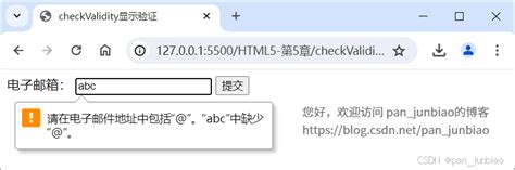 Html5表单的自动验证、取消验证、自定义错误信息checkvalidity Csdn博客