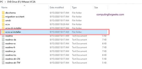How To Install VCenter Server Appliance On ESXi Host ComputingForGeeks