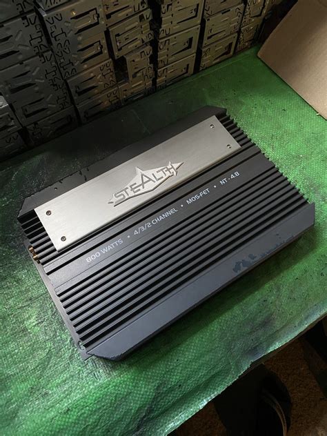 Stealth 800w Качествен 4 канален авто усилвател за кола бас каса гр Разград Варош • Olx Bg